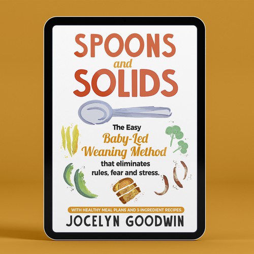 Designs | Baby-Led Weaning Book Cover | Book cover contest