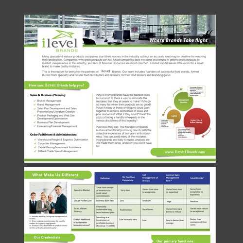 Designs | iLevel Brands needs a new brochure design | Brochure contest