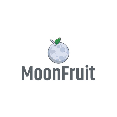Designs | Need a fun logo for a brand called "MoonFruit" | Logo design ...
