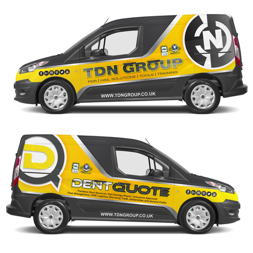 Vehicle Graphics for Ford Transit Connect | Voertuigwrap ontwerpwedstrijd