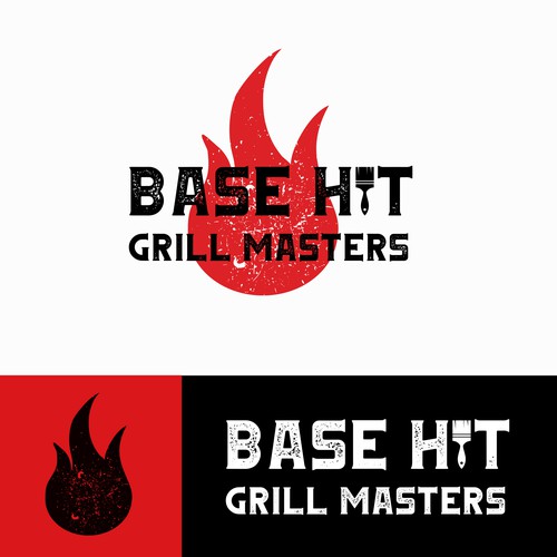 Base Hit Chicken & Ribs LOGO FOR RESTAURANT | Logo design contest