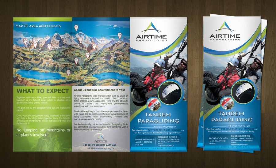 AIRTIME PARAGLIDING needs a new BROCHURE design | Print or packaging ...