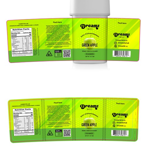 Designs | Product Label Design for Cannabis Gummy (candy) brand ...