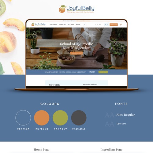 Designs | Warm up Ayurveda Food & School - Ingredient Page (then ...