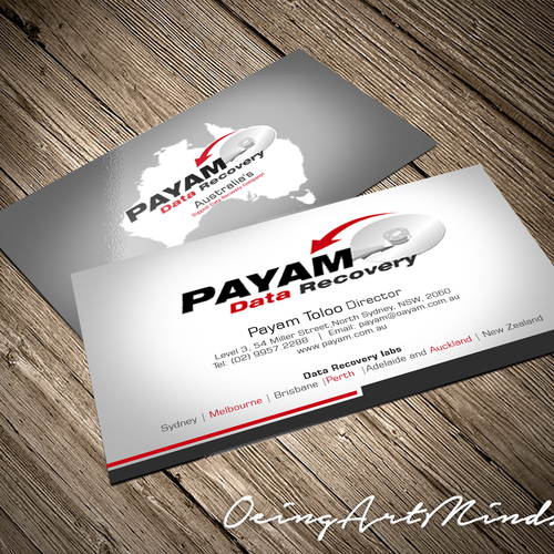 New business card for data recovery company | Business card contest