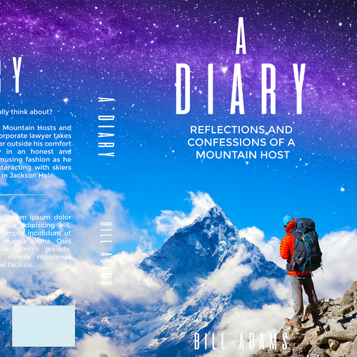 Designs | Book Cover Design for a book about skiing at Jackson Hole ...