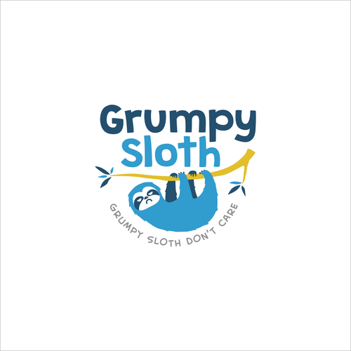 Grumpy Sloth Needs a Cartoony New Logo | Logo design contest