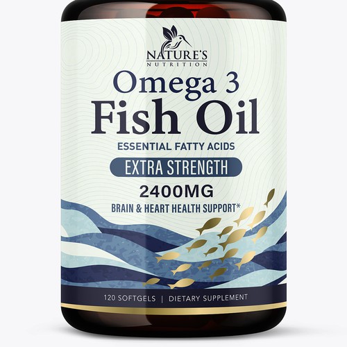 Designs | Omega 3 Fish Oil Design needed for Nature's Nutrition ...