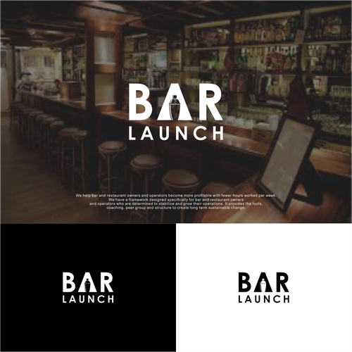 Designs | Bar Launch Logo | Logo design contest