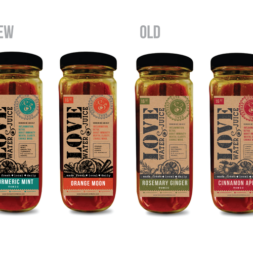 Health Drink Label Redesign | Product label contest