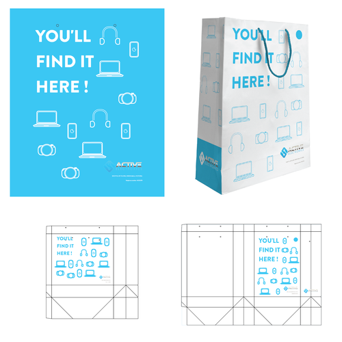 Paper bag design | Merchandise contest
