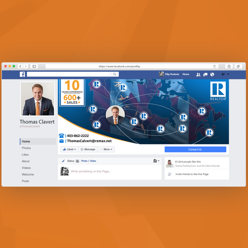 facebook Banner for real estate agent | Facebook cover contest