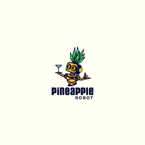 Designs | Pineapple Robot Bar in Maui needs a LOGO!!! | Logo design contest
