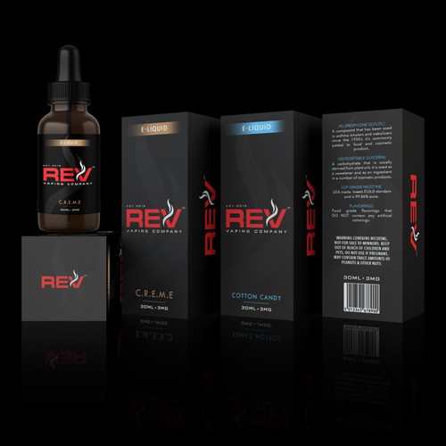Vaping Company needs design for e-liquid packaging | Product packaging ...