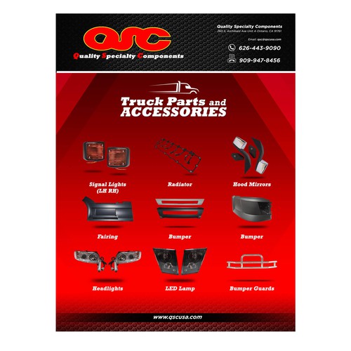 QSC Truck Parts Poster | Poster contest