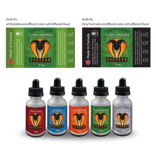 Creative E-Liquid Label Design Needed | Product label contest