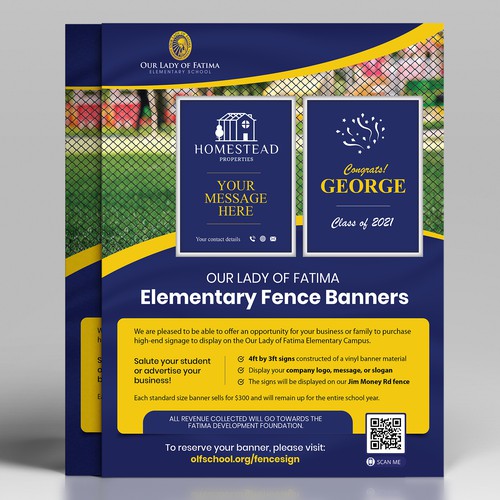 Designs | Design a scintillating flyer for fence ad campaign | Postcard ...