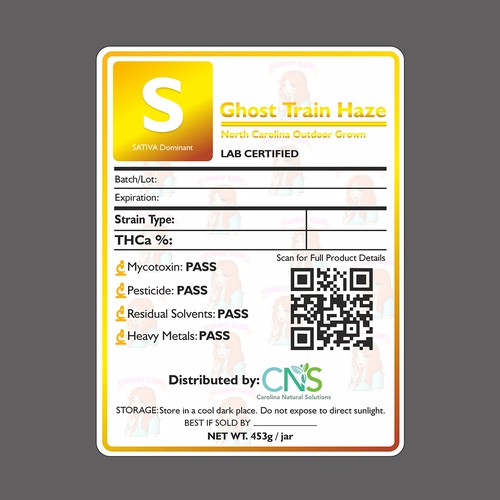 Designs | Label design for Hemp flower | Product label contest