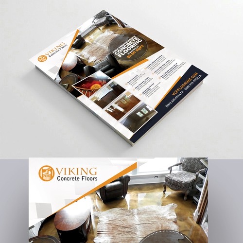 Create a captivating & impactful flyer for concrete flooring - many ...