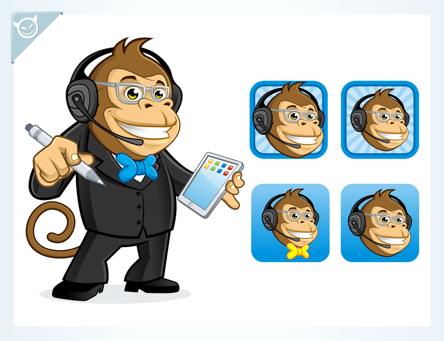 icon design - Helper Monkey | Icon or button contest