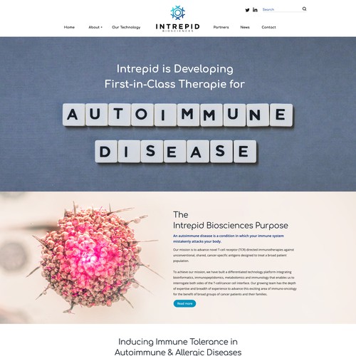Designs | Biotech Website Design | Web page design contest