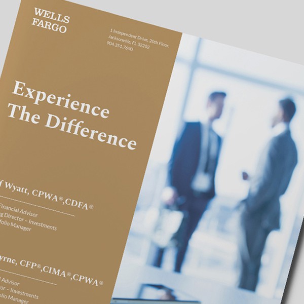 Design a sleek sales booklet for a real-estate technology company ...