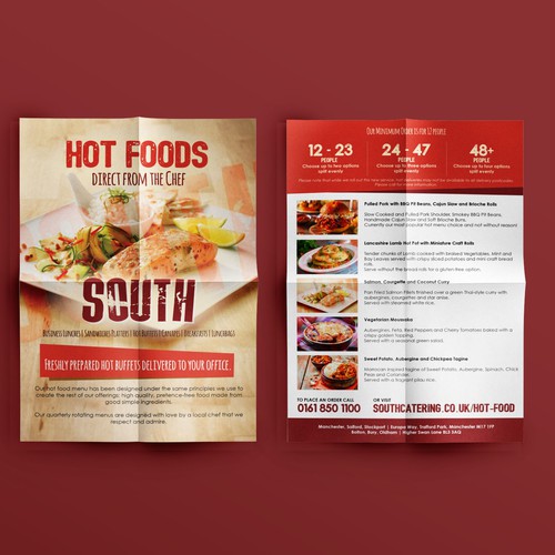 Hot Food Launch Flyer | Postcard, flyer or print contest