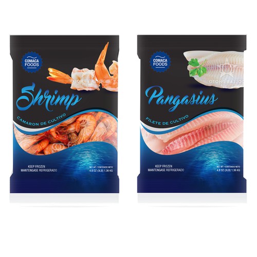 Designs | Worldwide Seafood Package for Retail | Product packaging contest