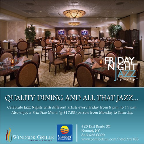 Jazz Night Advertisement | Print or packaging design contest