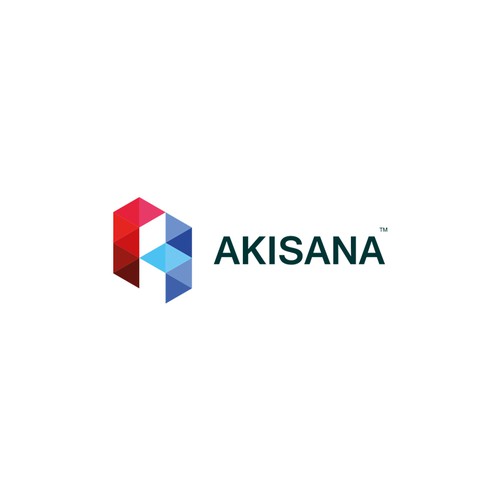 Create an abstract logo for Akisana that will be trademark registered ...