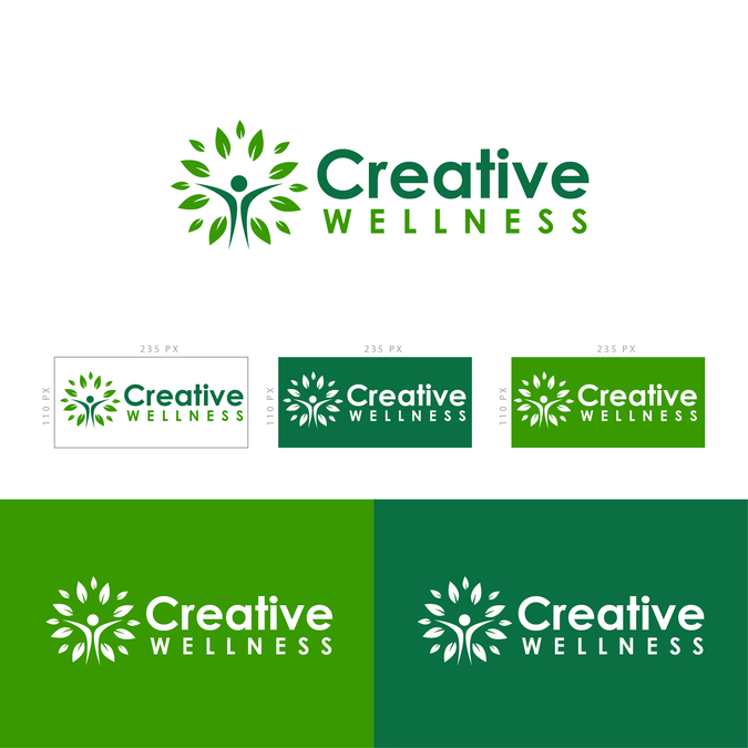 Create a fresh inspiring logo for Creative Wellness nutritional ...