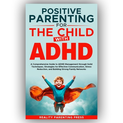 Designs | Nurturing Genius: ADHD Positive Parenting Cover Design ...