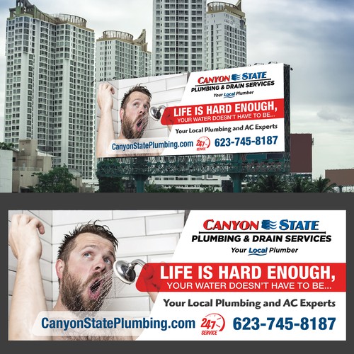 Designs | Fun Billboard Project For Plumbing Company! ~ Get Creative ...