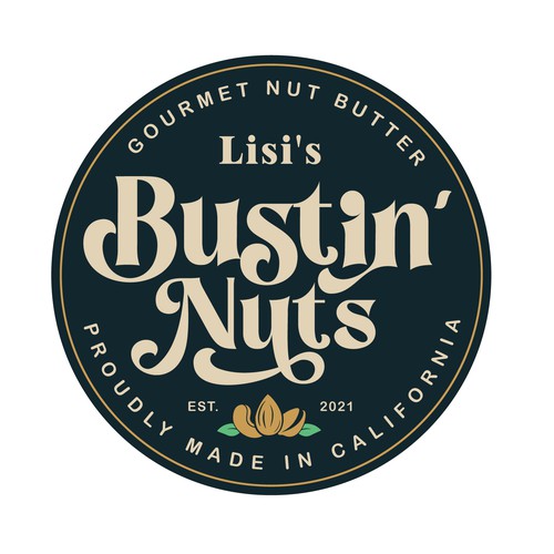 Designs | Bold retro logo for witty nut butter company based in ...
