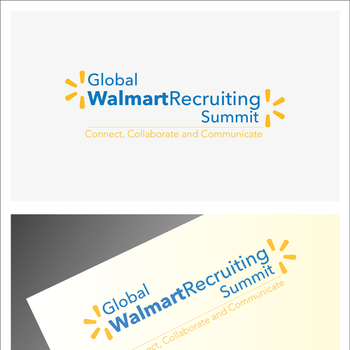 Global Walmart Recruiting Summit logo | Logo design contest