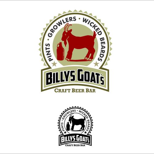 Design a Cool Logo for Billy Goat's Craft Beer Bar | Logo design contest