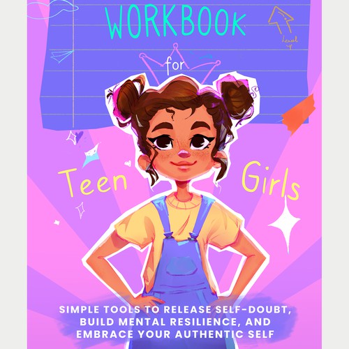 Designs | Self-help cover for girls 11-15 | Book cover contest