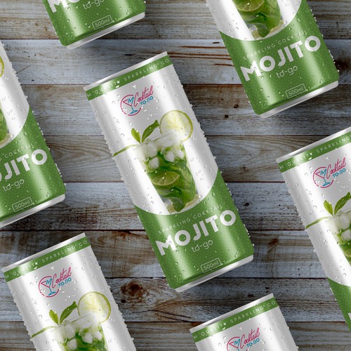 Designs | Mojito cocktail can label | Product label contest