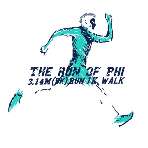 Create an awesome logo for a 5K running race (The Run of π) | Logo ...