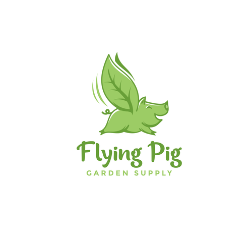Designs | Help pigs fly - Design a logo for Flying Pig Garden Supply ...