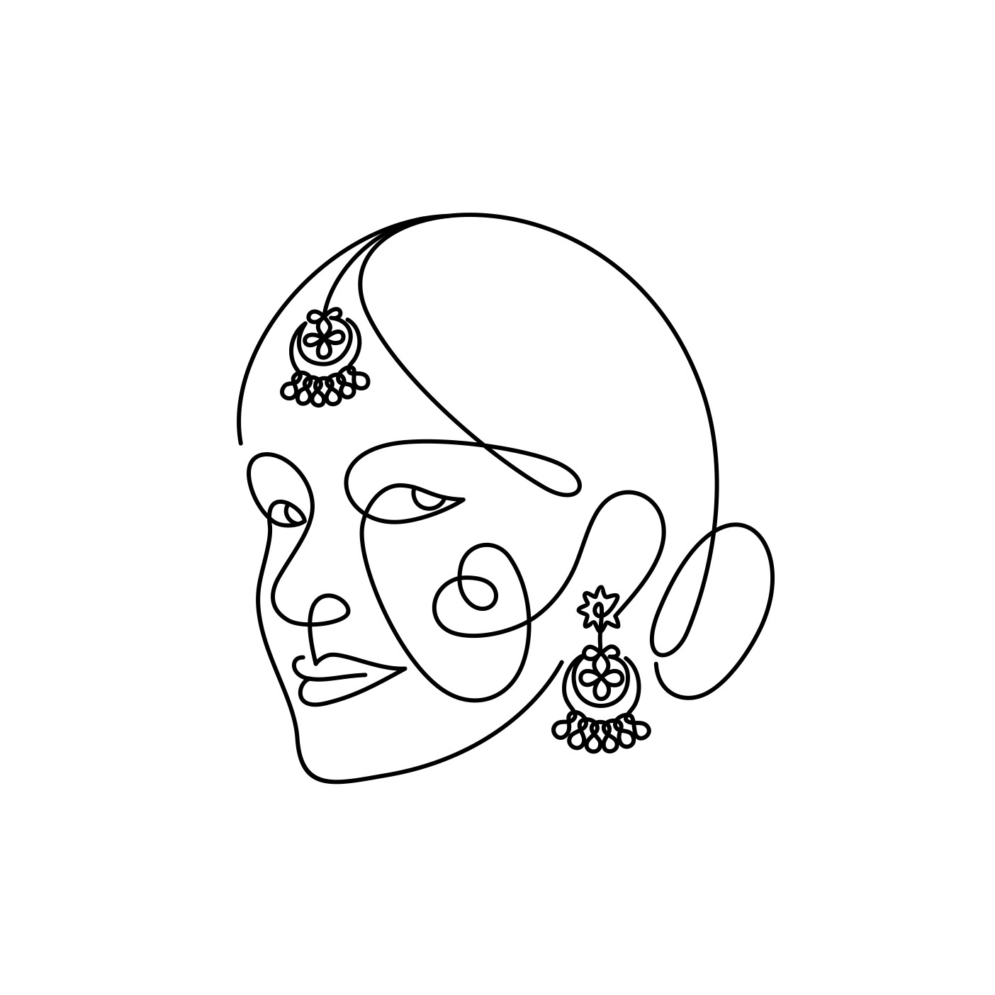Woman Face Logos - Free Woman Face Logo Ideas, Design & Templates