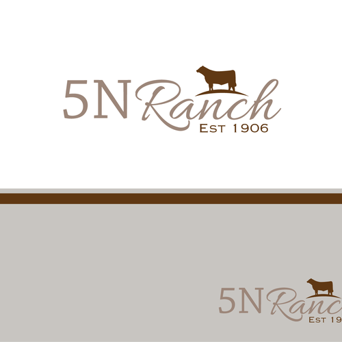 organic grass fed cattle ranch logo design | Logo design contest