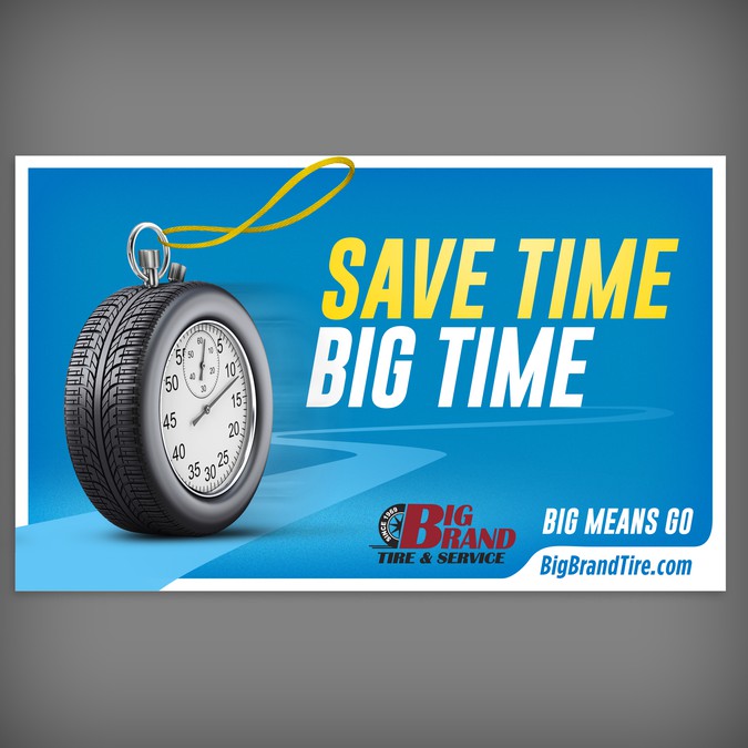 award winning billboard for tire shop | Signage contest