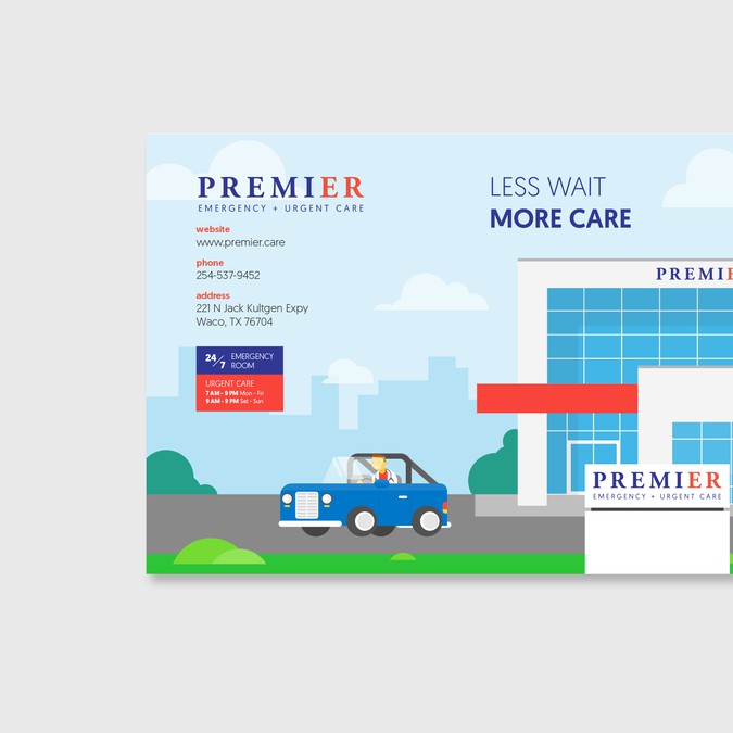 Illustrative Brochure for ER & Urgent Care | Brochure contest