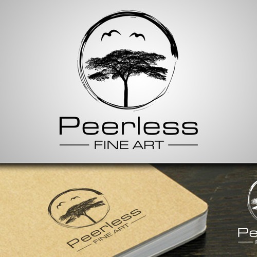 logo for Peerless Fine Art | Logo design contest