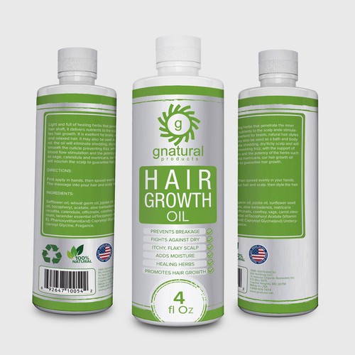 Best GNatural Herbal Products Label Design | Product label contest