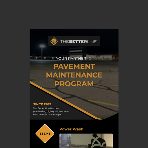 Designs | pavement maintenance | Email contest