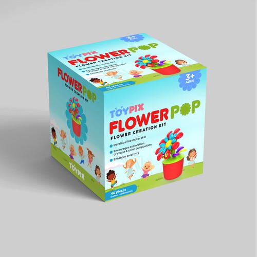 Designs | FlowerPop toy - box design | Product packaging contest