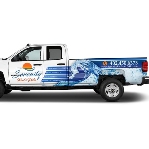 Pool and Spa Company needs wrap designed! Summer Fun! | Car, truck or ...