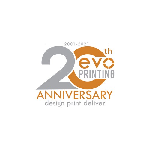 Designs | Sleek, creative logo for our company's 20 year anniversary ...